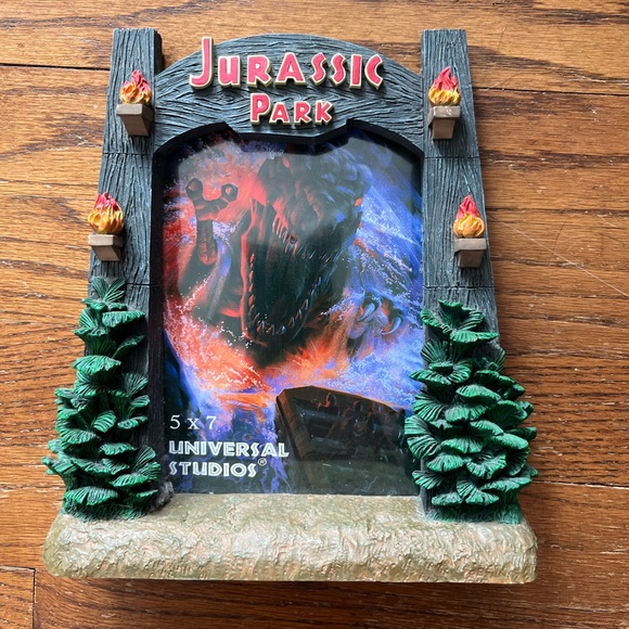 Accents | Vintage Jurassic Park Gate 5x7 Frame From Universal Studios ...